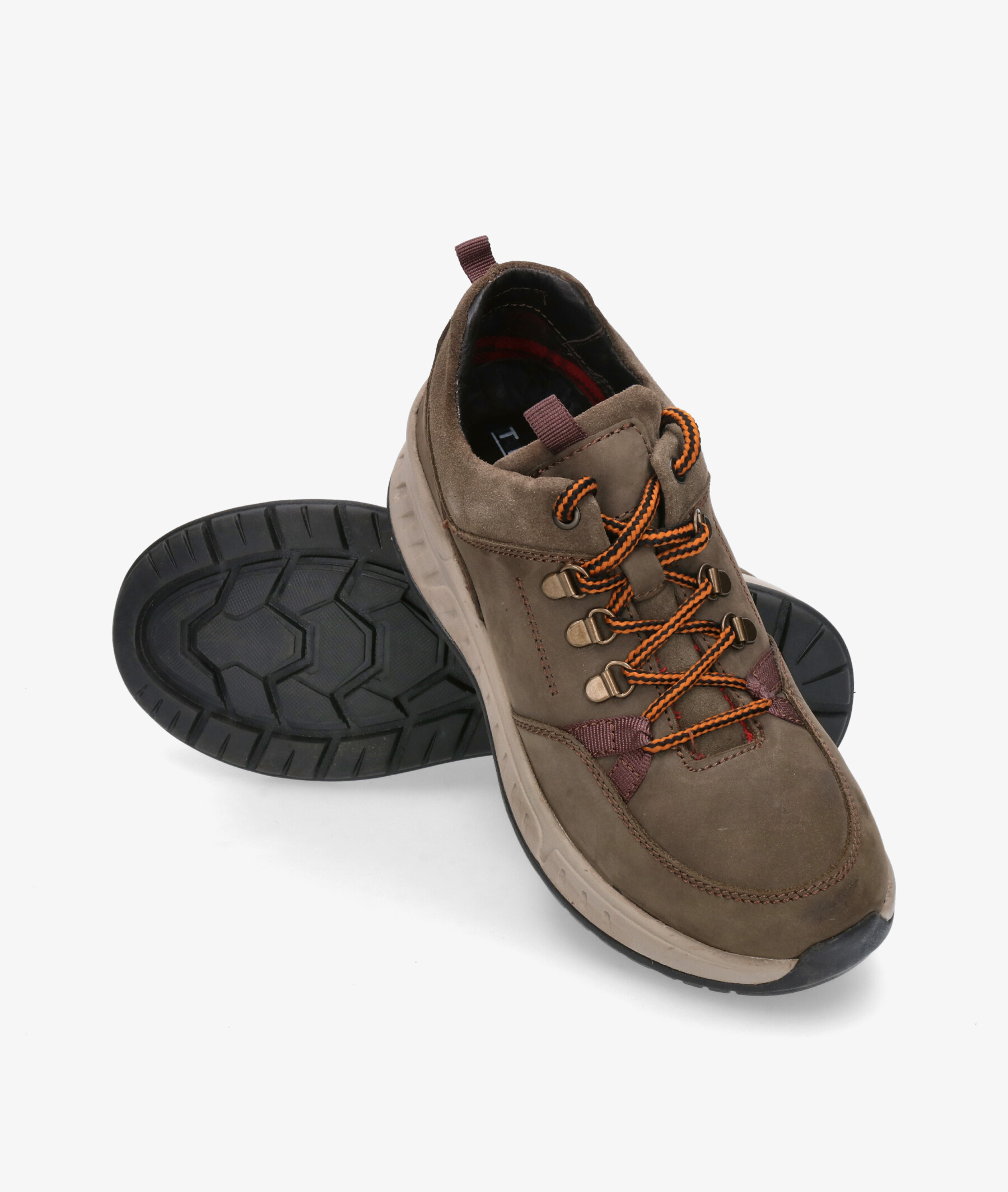 Traveris Sneakers BROTO-5514 in brown nubuck
