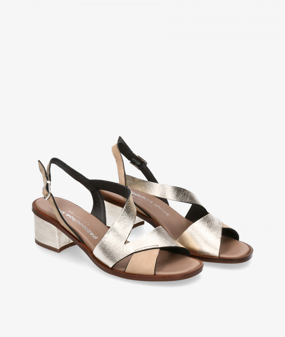 Sandalias tacón mujer | pabloochoa.shoes